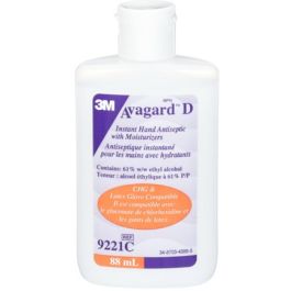 3M Avagard D Instant Hand Antiseptic Sanitizer 3oz 48Ct