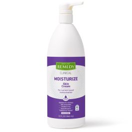 Medline Remedy Clinical Skin Cream Unscented 32oz 12Ct