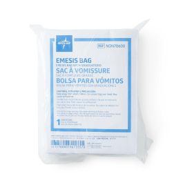 Medline Clean Sack Emesis Sick Bag Clear 25Ct