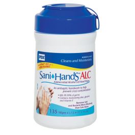 PDI Sani-Hands Instant Hand Sanitizing Wet Wipes 135Ct