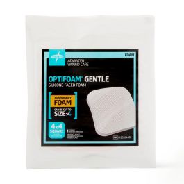 Optifoam Gentle Silicone/Foam Dressing No Border 4x4 1Ct