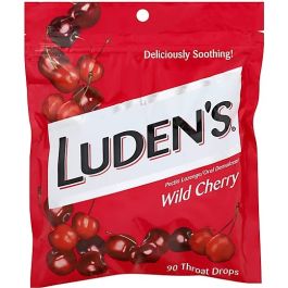 Luden's Wild Cherry Cough Drops, 90Ct