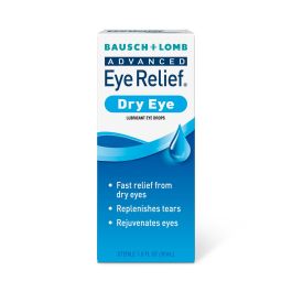 Lubricating Eye Drops, Advanced Dry-Eye Relief, 30 mL
