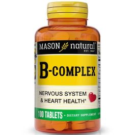 Mason Natural B-Complex Vitamin Tablet 100Ct