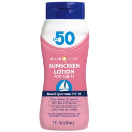 Baby Sunscreen Lotion, SPF 50, 8 oz. Bottle, One