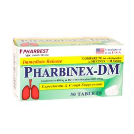 Mucus Relief DM Tablets compare to Mucinex DM