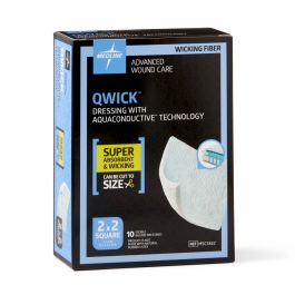 Medline Qwick Superabsorbent Wound Dressing 2x2 50Ct
