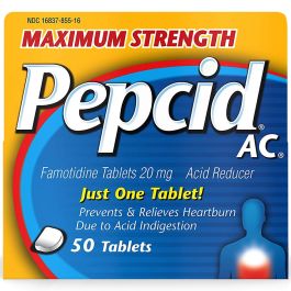 Pepcid AC Maximum Strength Tablets 50Ct