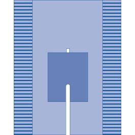 Medline Sterile Split Surgical Drape 77x108 1Ct