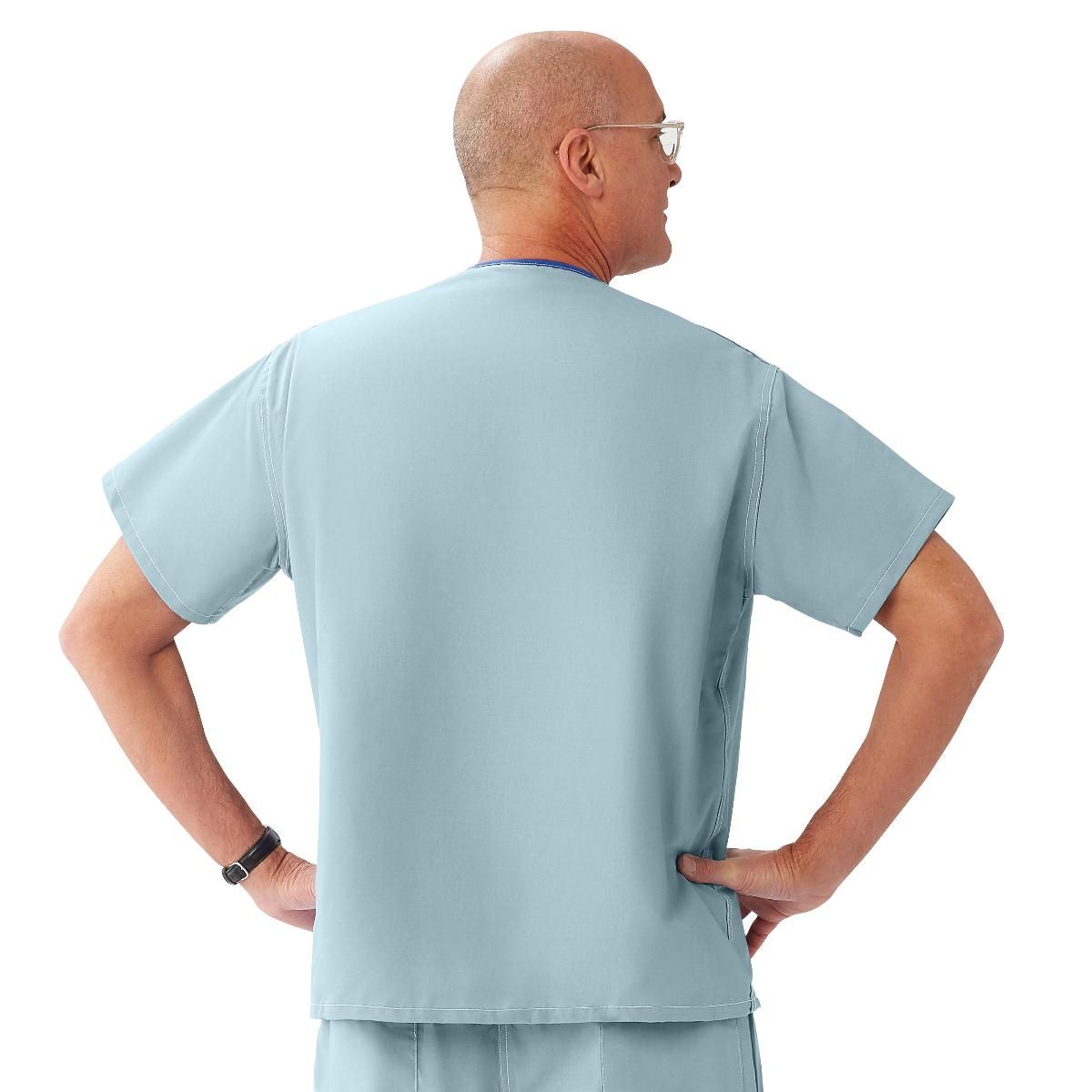 Unisex 100% Cotton Reversible Hyperbaric Scrub Top with Medline Color ...