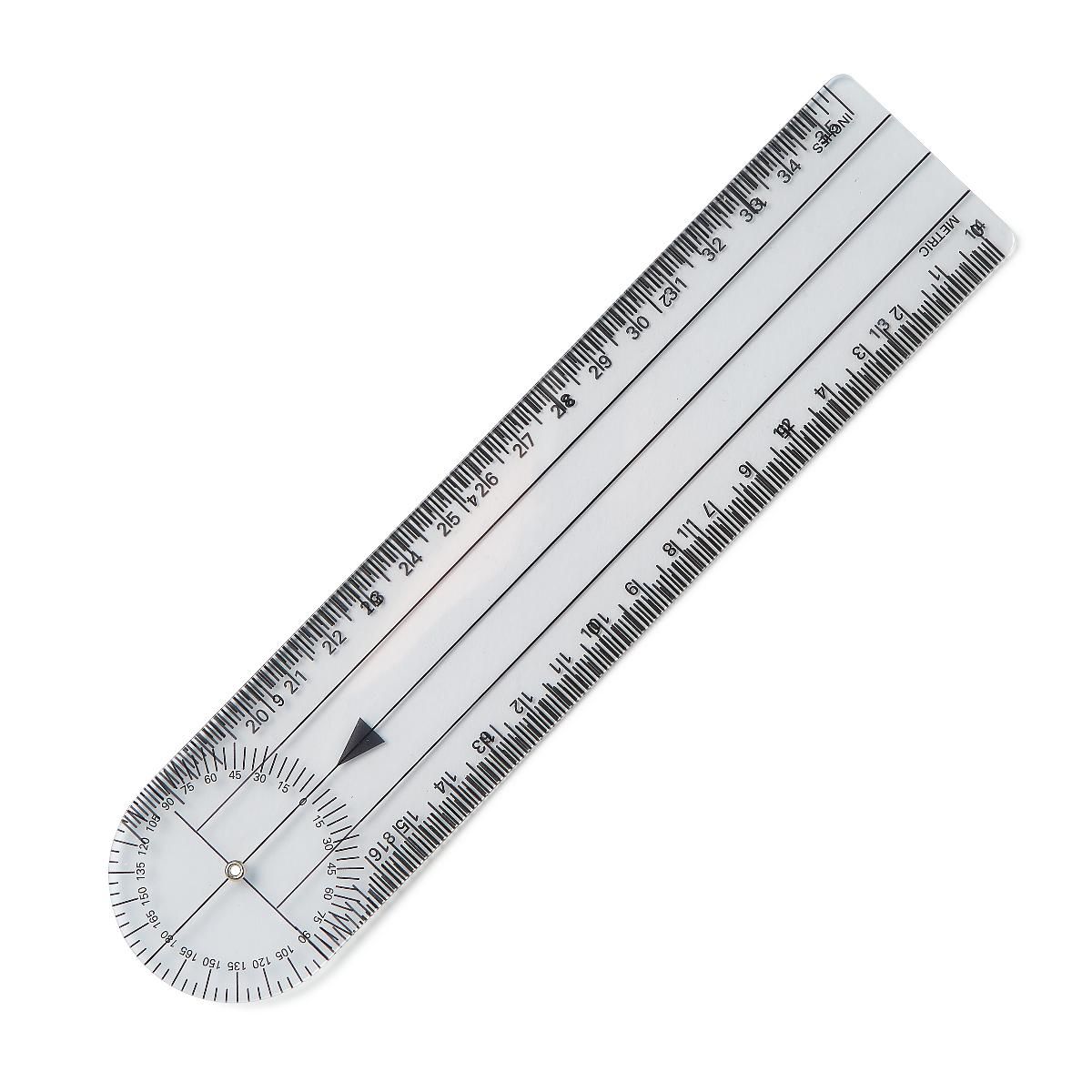 Wide Plastic Goniometer 8in
