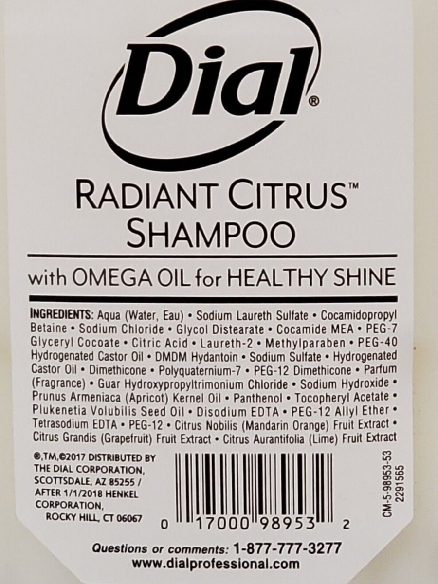 Dial Eco-Smart Radiant Citrus Shampoo Refill 15oz 6Ct