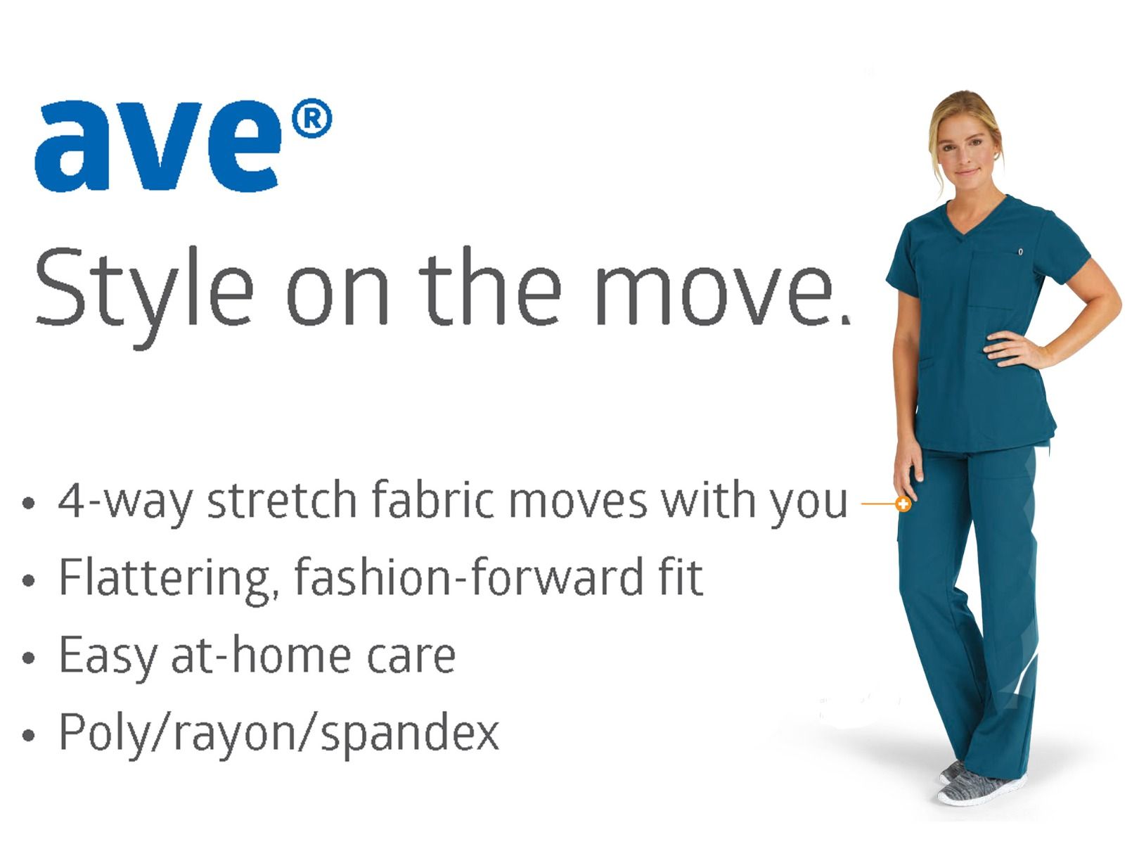 AVE - Monroe 4805 Women's V-Neck Scrub Top - Shop All