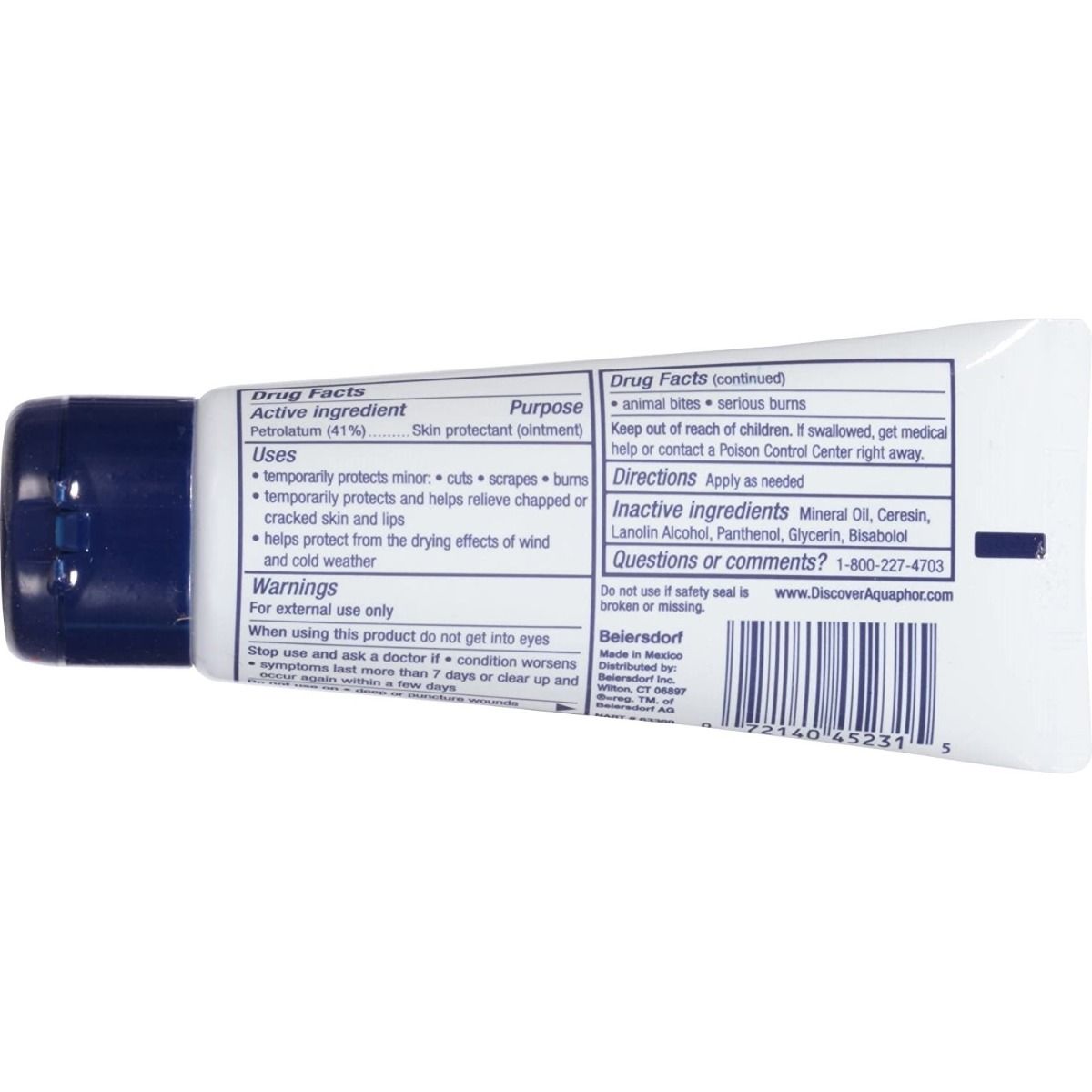 Aquaphor Healing Ointment Dry Skin Moisturizer 1.75oz 1Ct