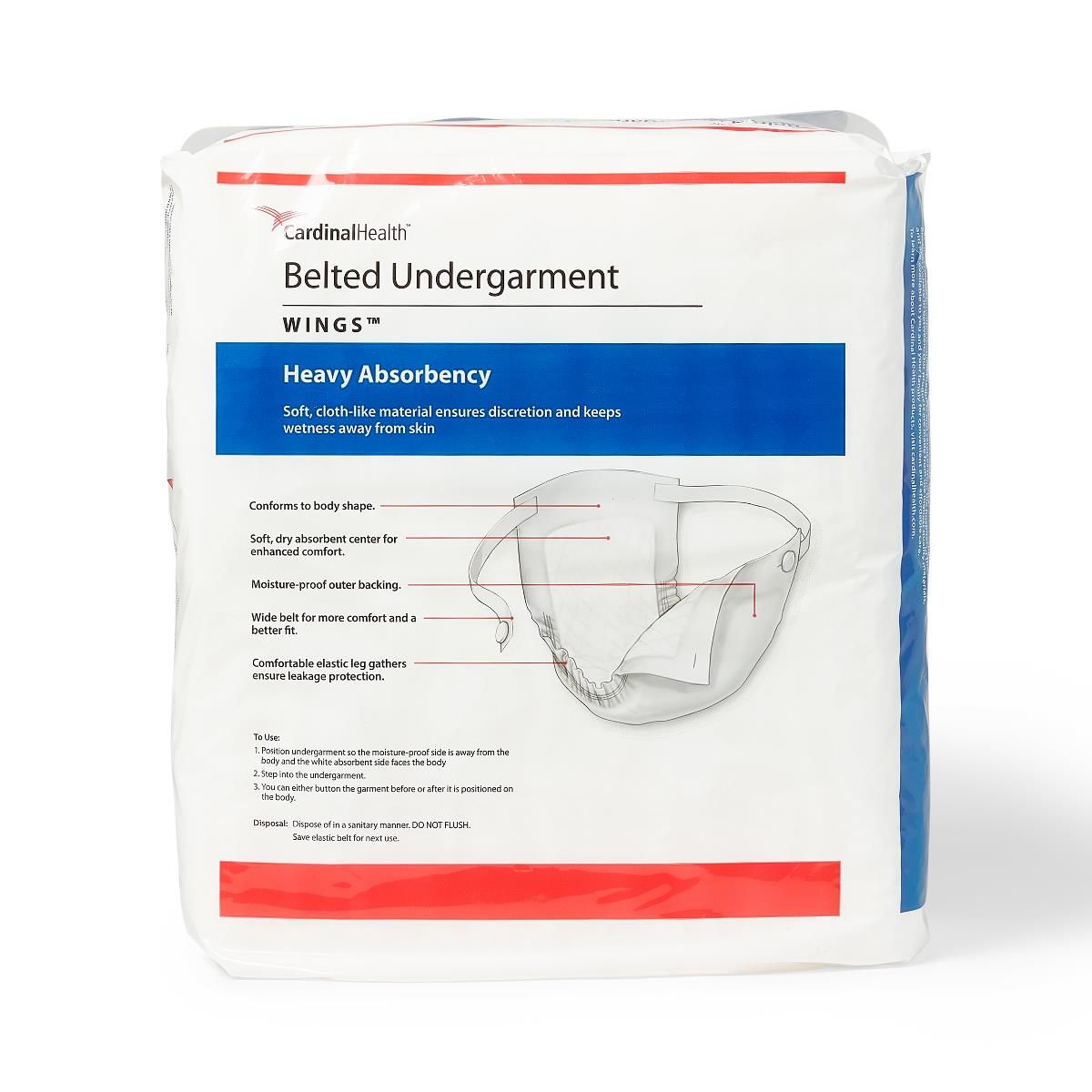 Wings Belted Extra-Heavy Absorbency Undergarment