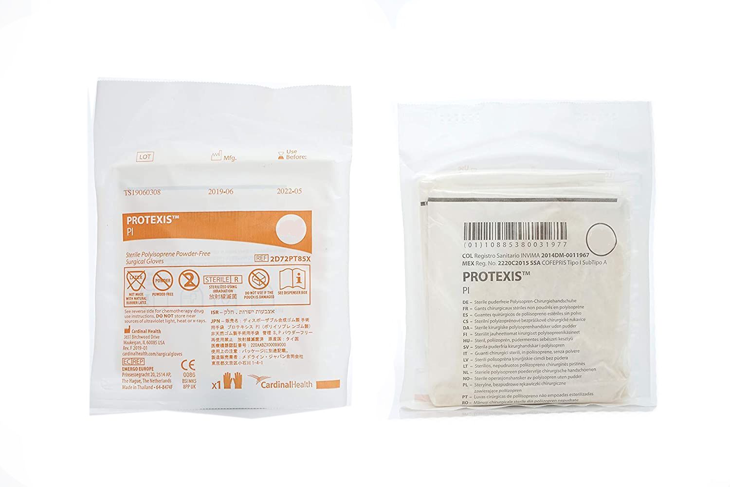 Protexis PI Sterile Synthetic Surgical Gloves Size 7.5 200Ct