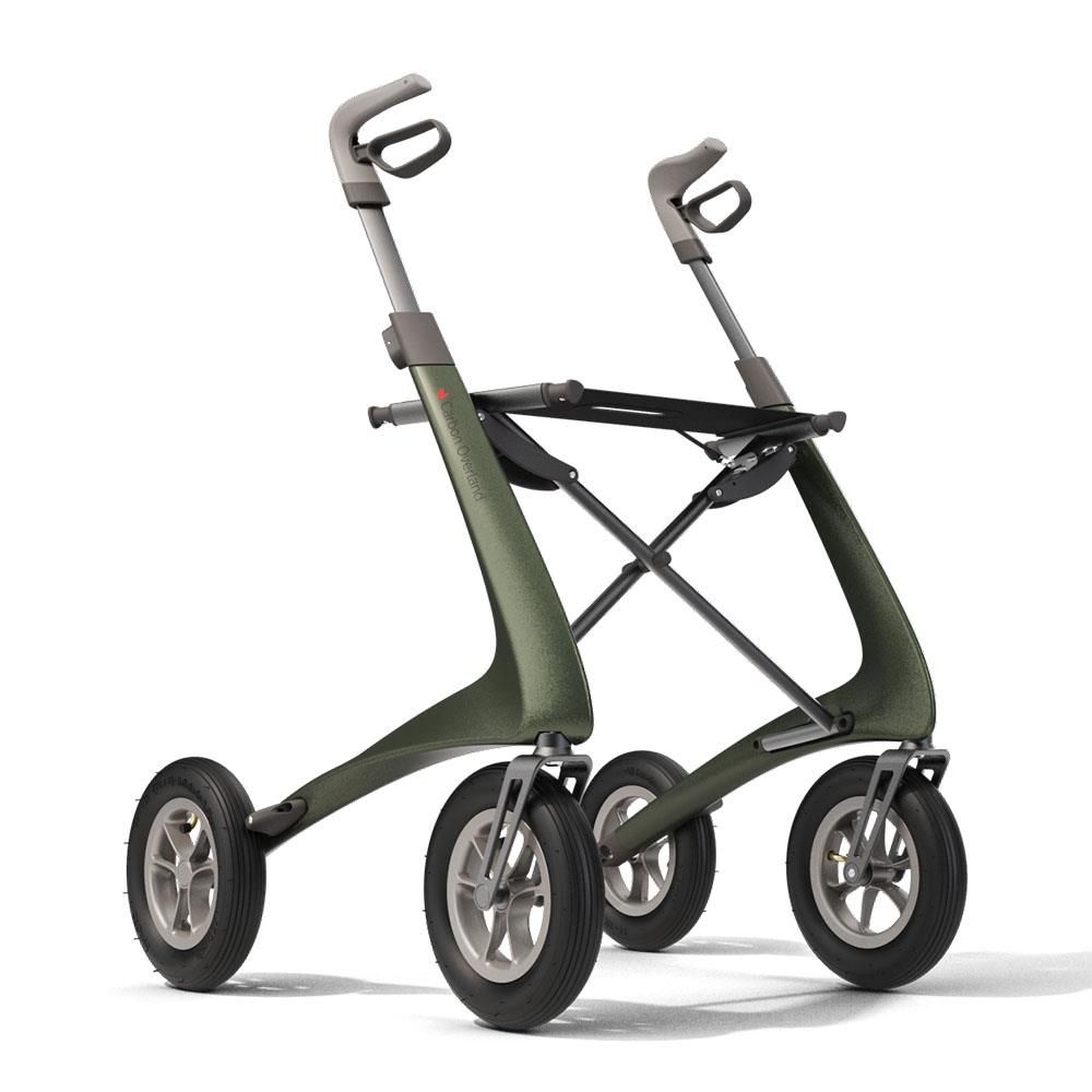 byACRE Carbon Overland Rollator, Green, 1Ct
