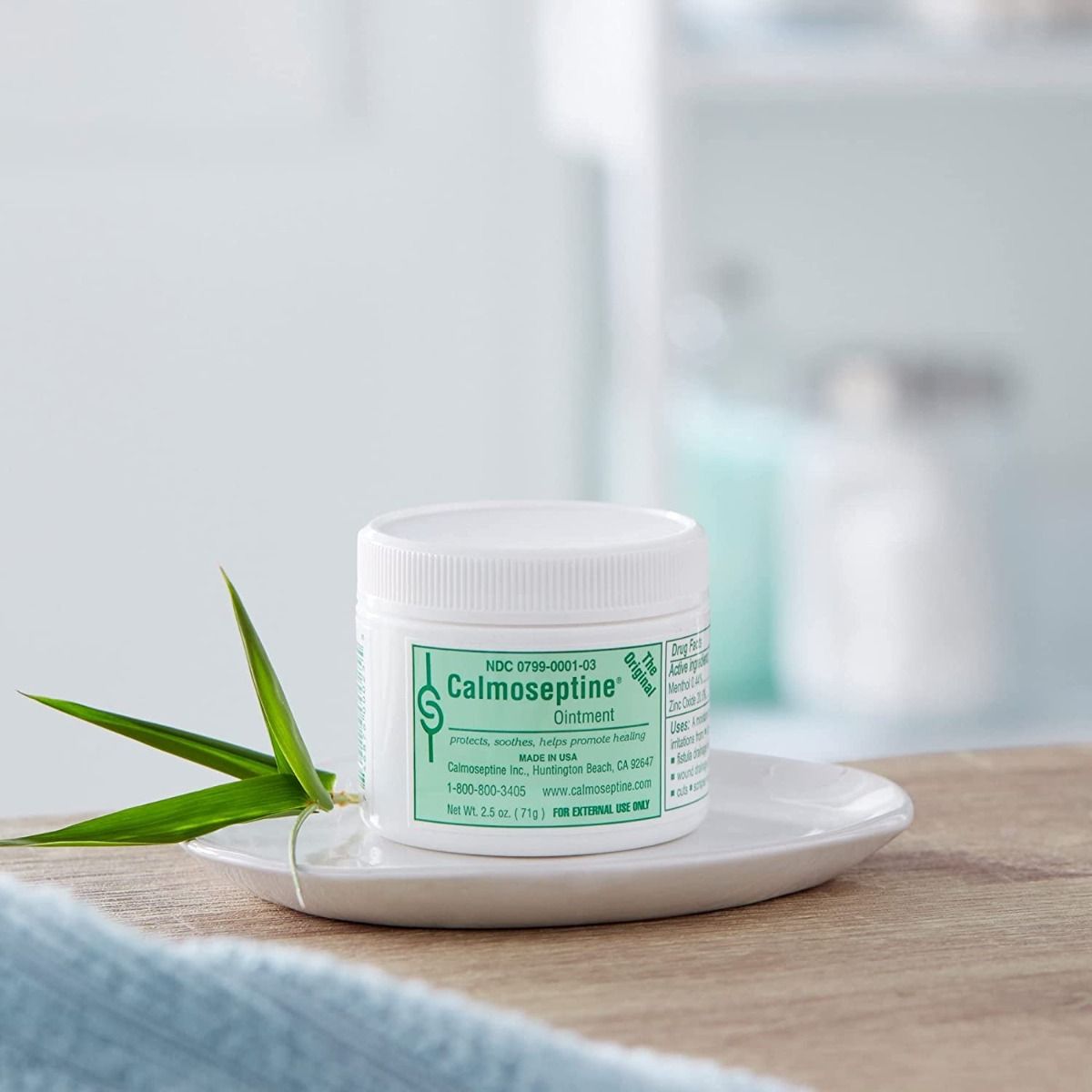 Calmoseptine Moisture Barrier Ointment, 2.5 oz. Jar, One