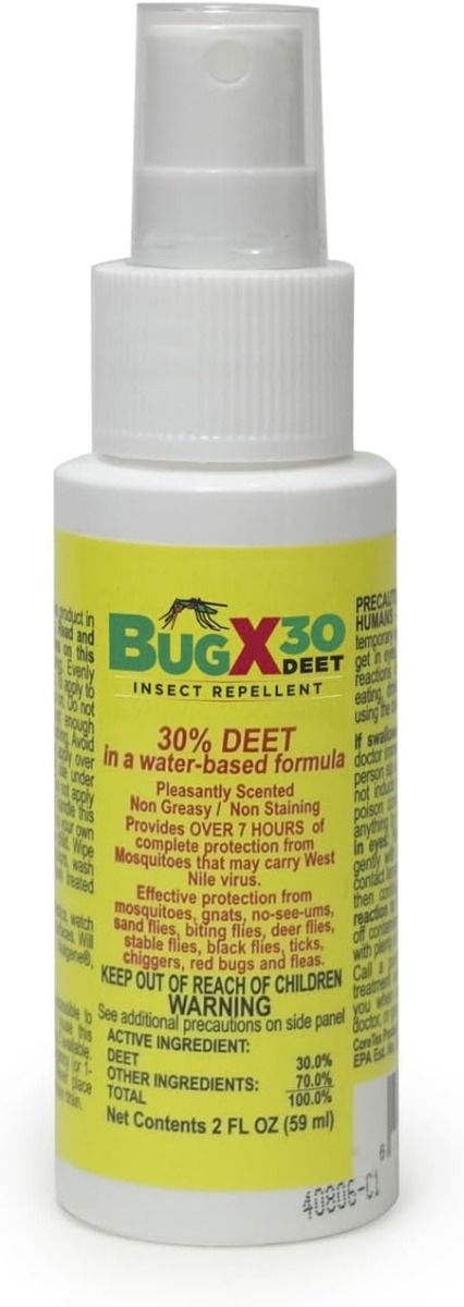 Bug X 30 DEET Insect Repellant Spray 2oz 1Ct