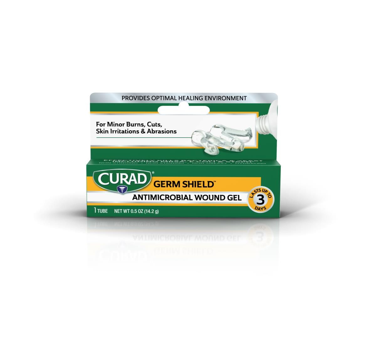 CURAD Germ Shield Wound Gel Ointment, 0.5 oz Tube