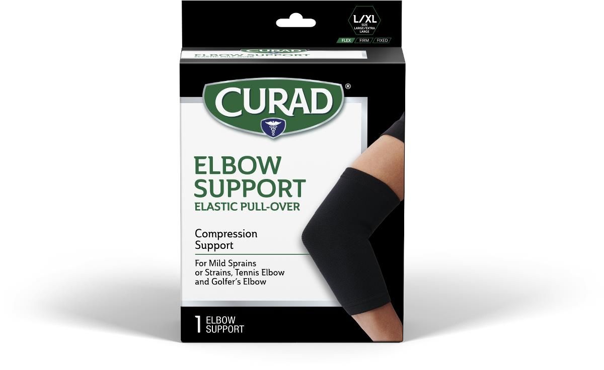 CURAD Elastic Pull-Over Elbow Support L/XL 1Ct
