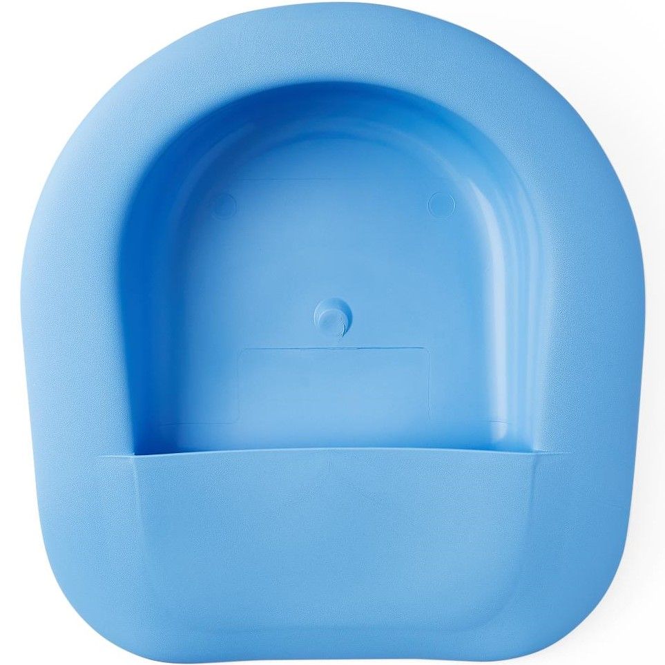 Medline Autoclavable Bedpan, Mega-Fracture, Blue, Case of 4