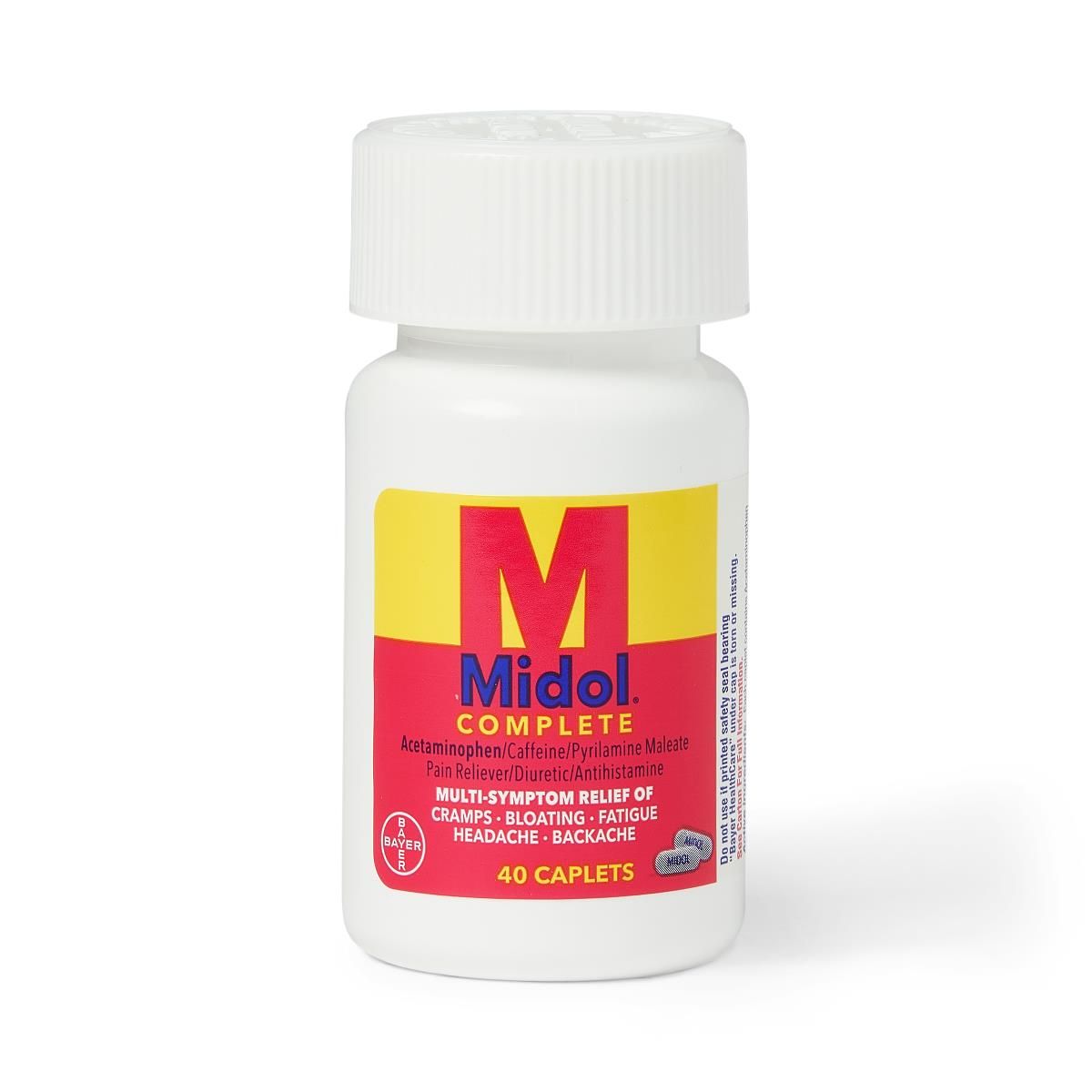 Midol Complete Menstrual Pain Relief Caplets, 40Ct