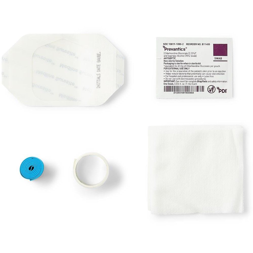 6-Piece IV Start Kit with Suresite Window 100Ct