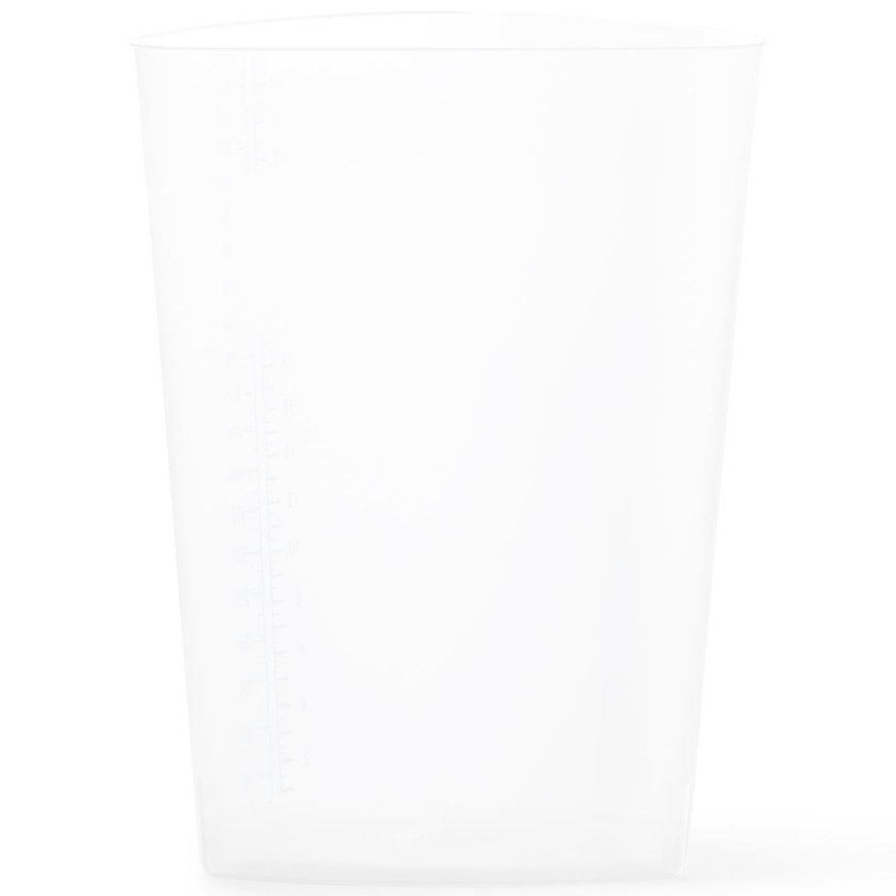 Graduated Triangular Intake/Output Container, Black, 1000 mL, Pack of 10