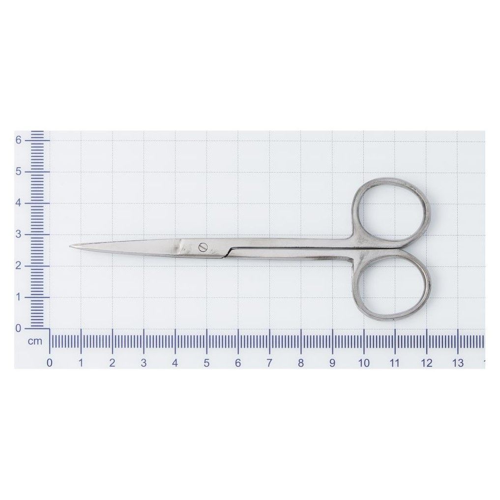 Single-Use Iris Scissors, Straight, Standard, 4.5 in., Each