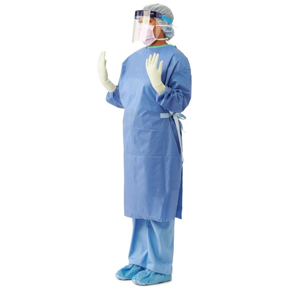 Sterile Nonreinforced Eclipse Surgical Gowns with Towel Size 3XL 18Ct