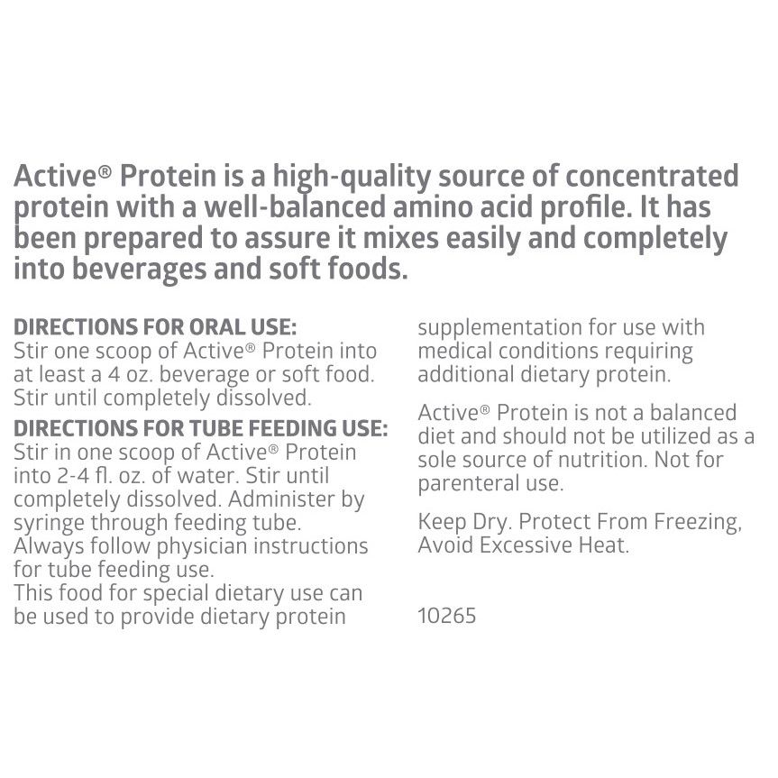 Medline Active Protein Powder Unflavored 8oz 6Ct