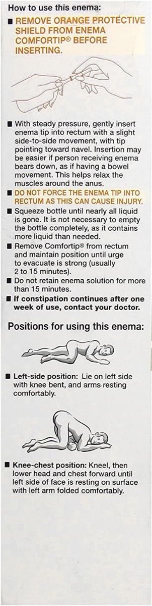 Fleet Mineral Oil Enema Lubricant Laxative 4.5oz 1Ct