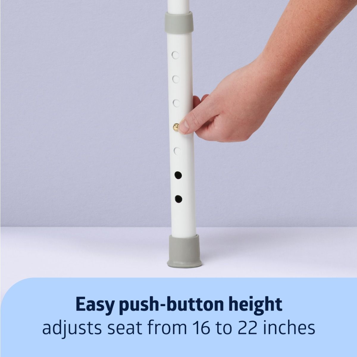 Steel 3-in-1 Folding Steel Commode 350lb Capacity 1Ct