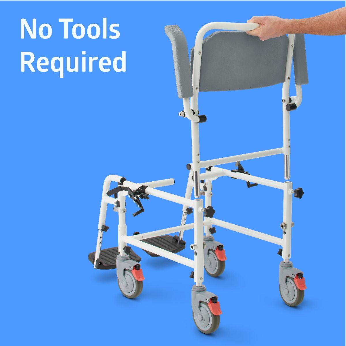 Medline Aluminum Commodes with Wheels
