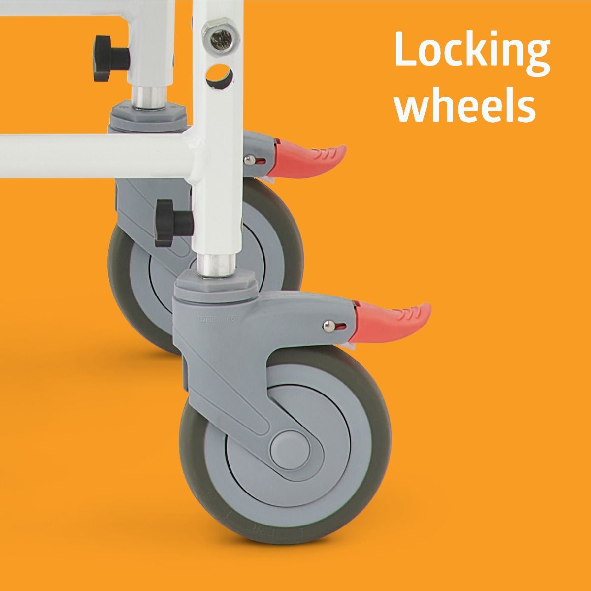 Medline Aluminum Commodes with Wheels