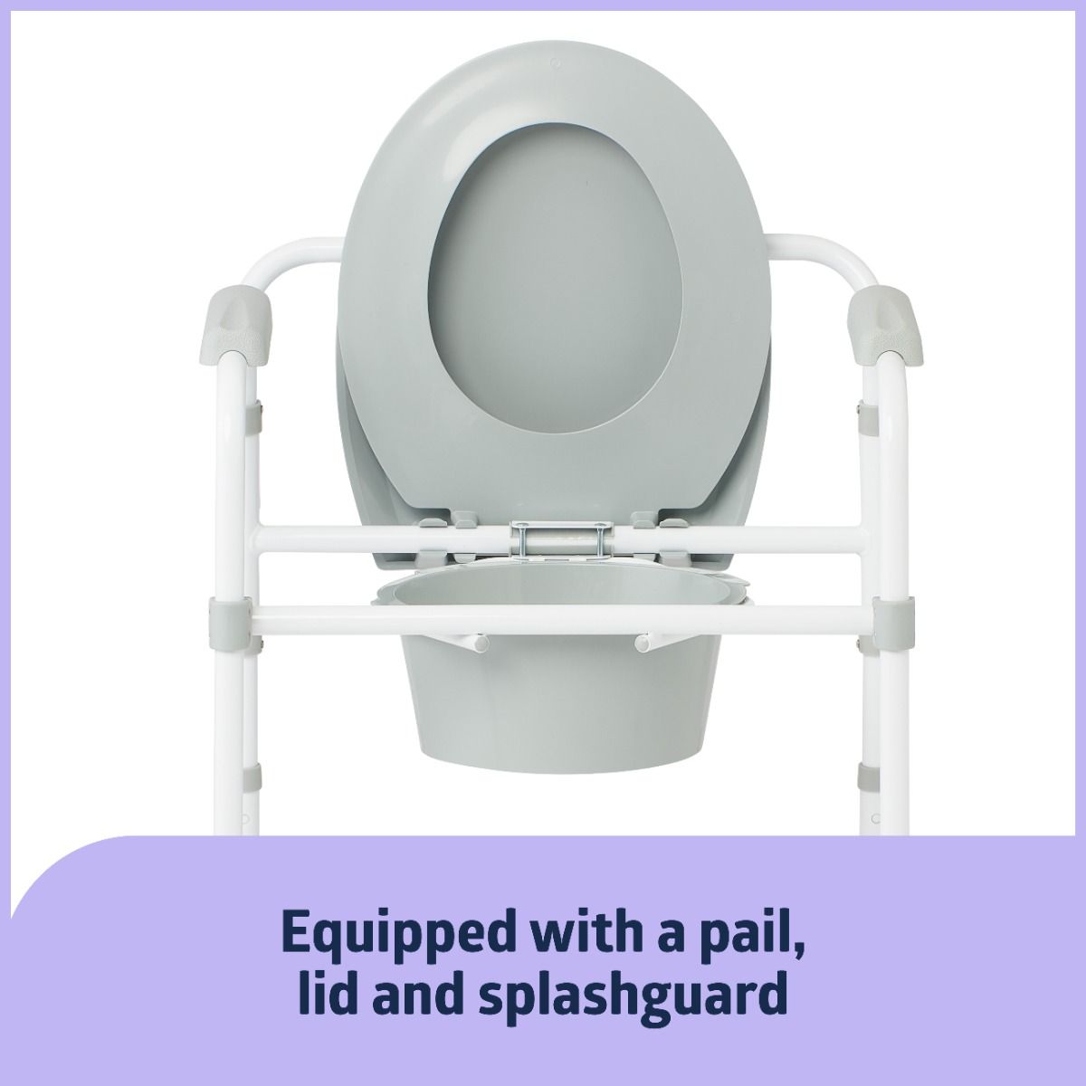 Medline Aluminum Bedside Commode