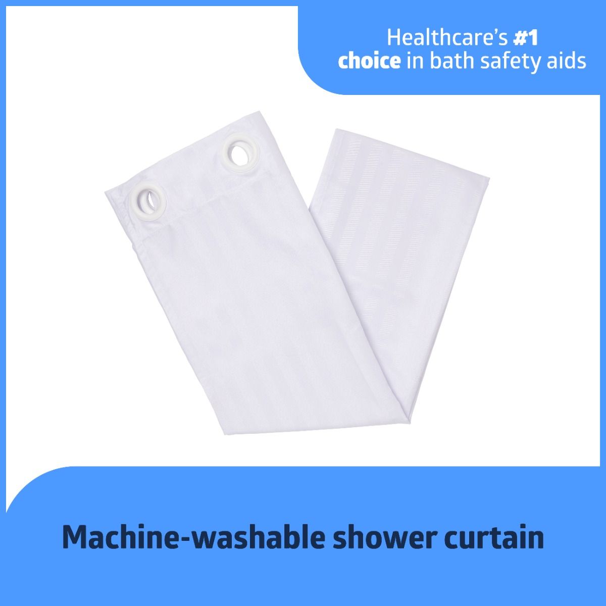Medline Transfer Bench Shower Curtain