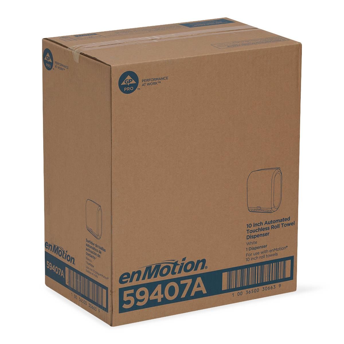 enMotion 10in Automated Touchless Roll Paper Towel Dispenser White 1Ct