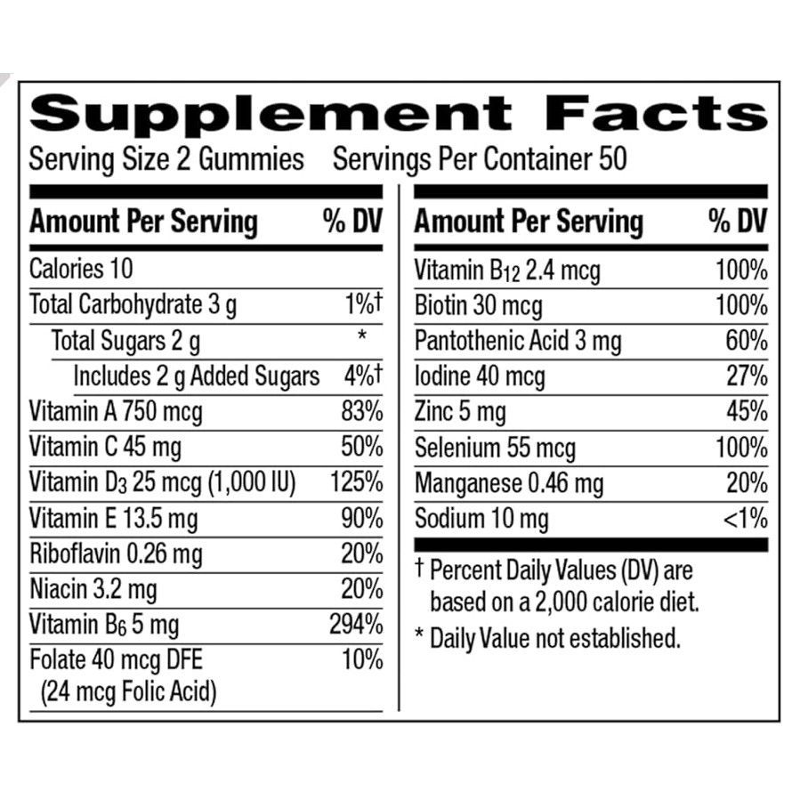 Centrum Men’s Multi-Vitamin Gummies 170Ct