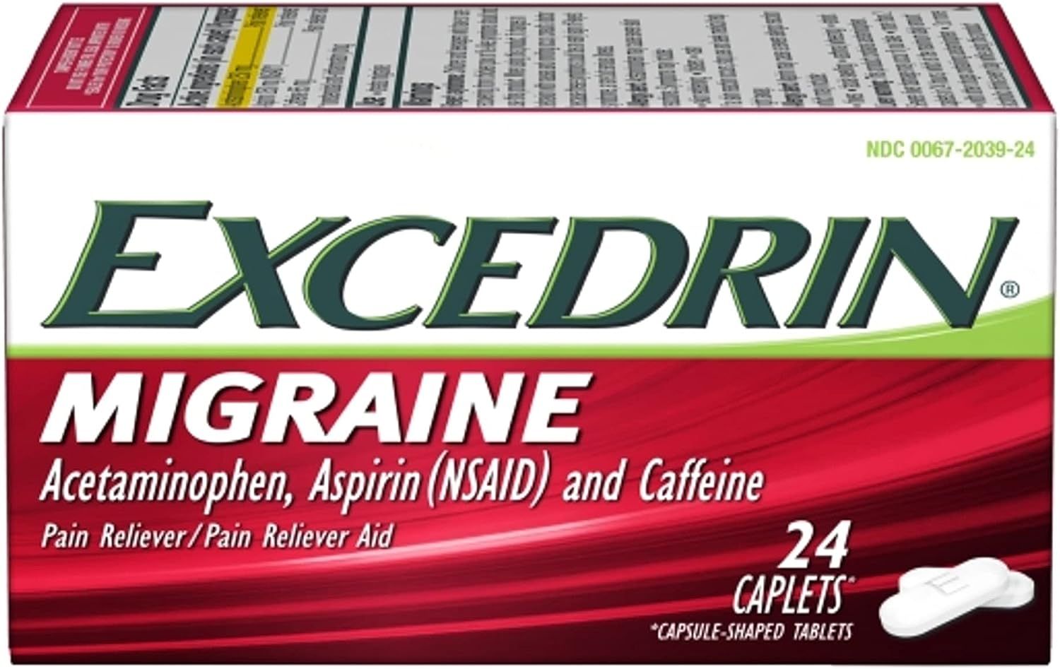 Excedrin Migraine Relief Caplet 24Ct