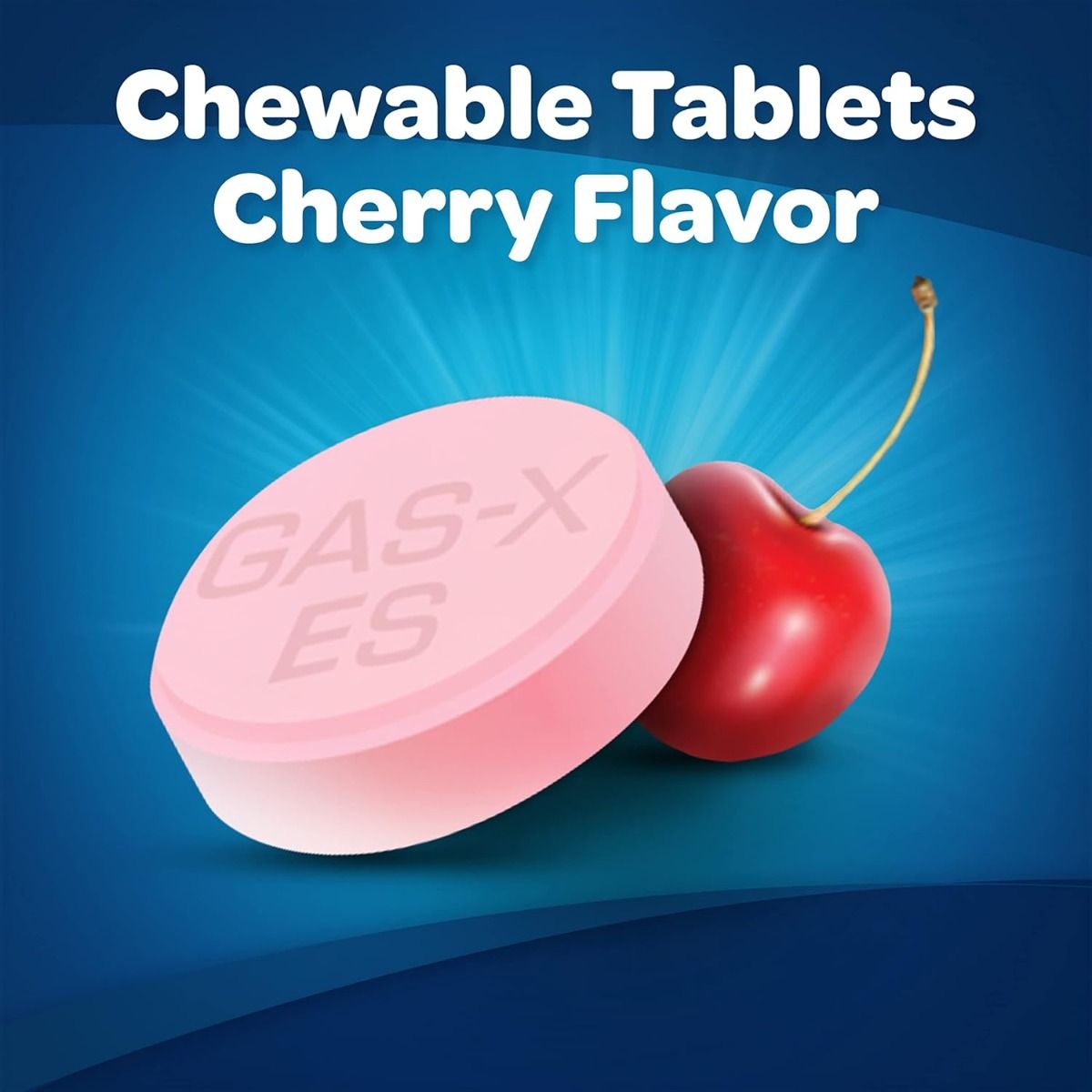 Gas-X Extra Strength Gas Relief, Cherry Flavor, 48 Chewable Tablets per ...