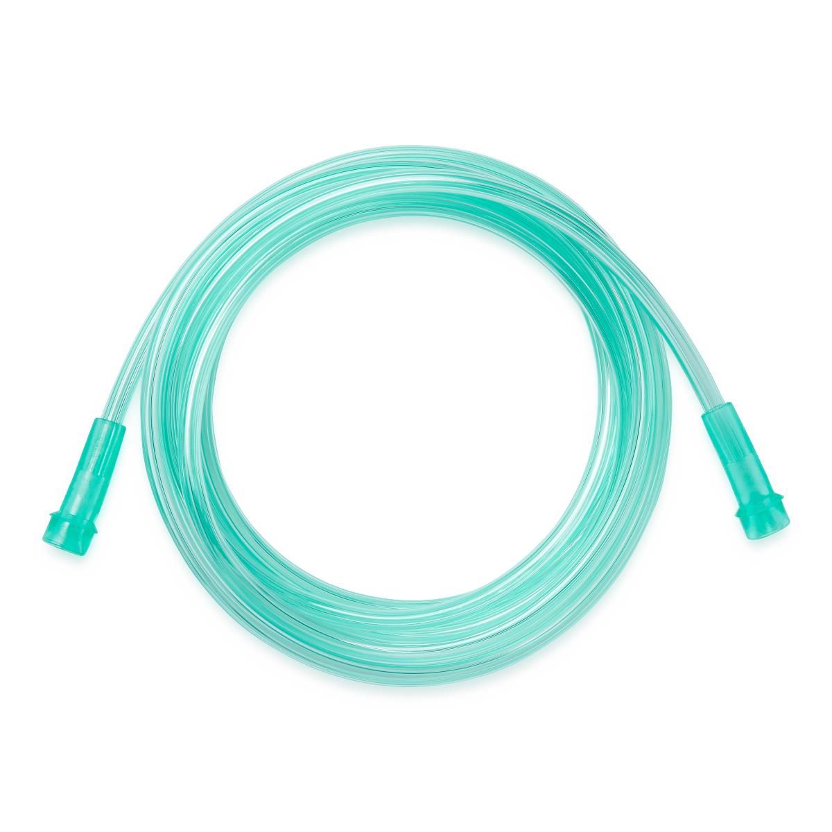 Green Oxygen Tubing with Standard Connector
