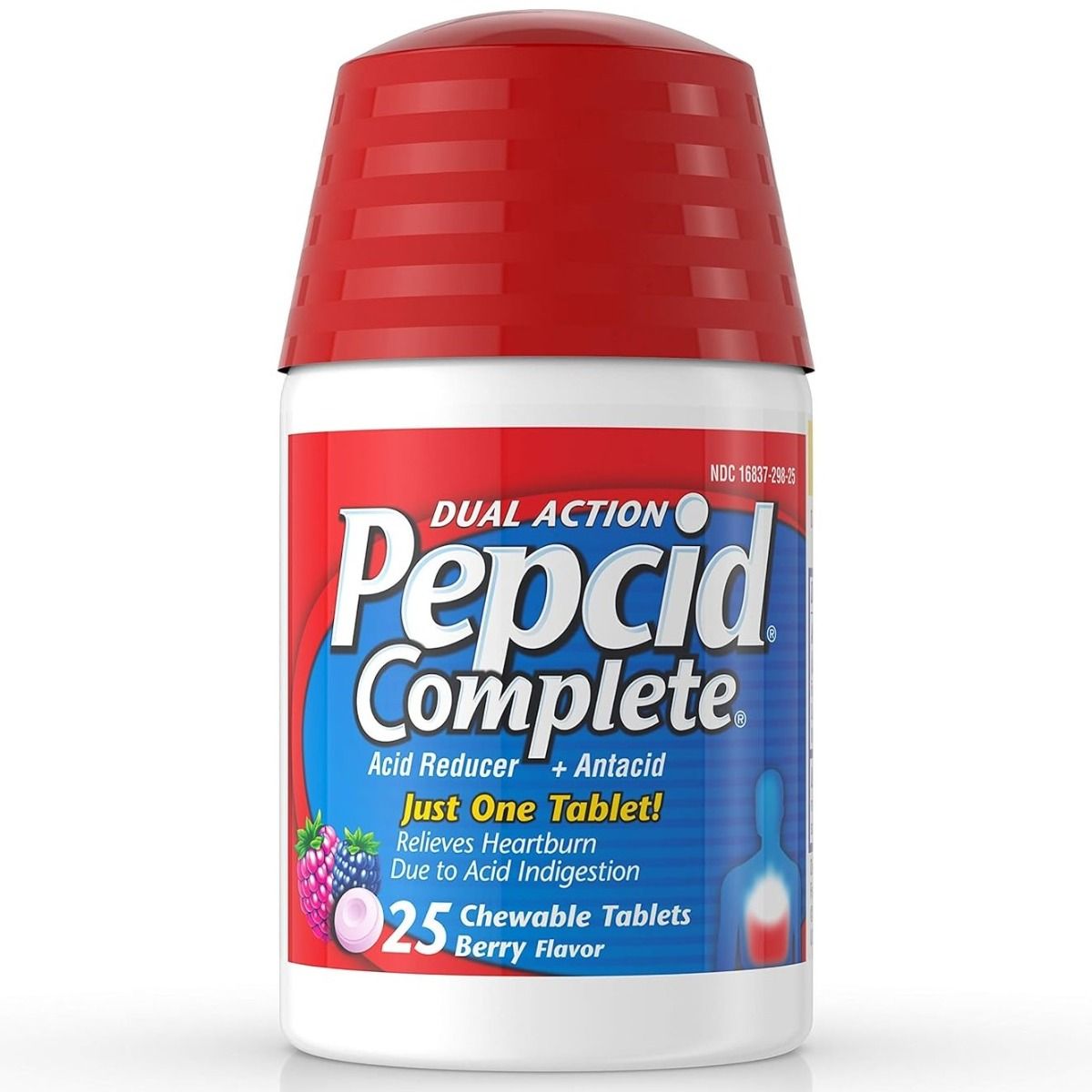 Pepcid Complete Chewable Tablet Berry 25Ct