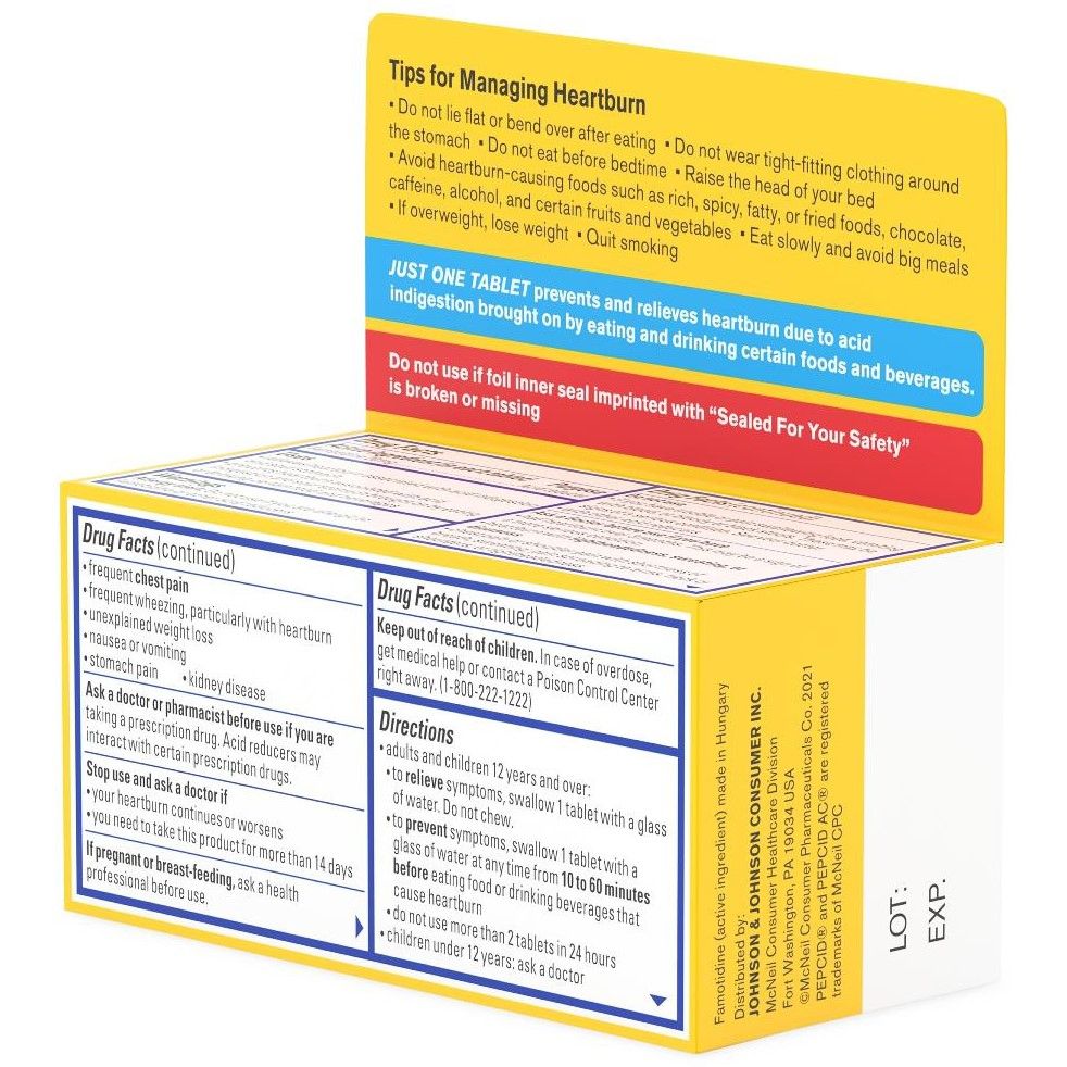 Pepcid AC Maximum Strength Tablets 50Ct