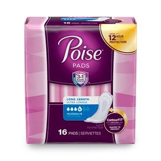 Poise Moderate Absorbency Incontinence Pads