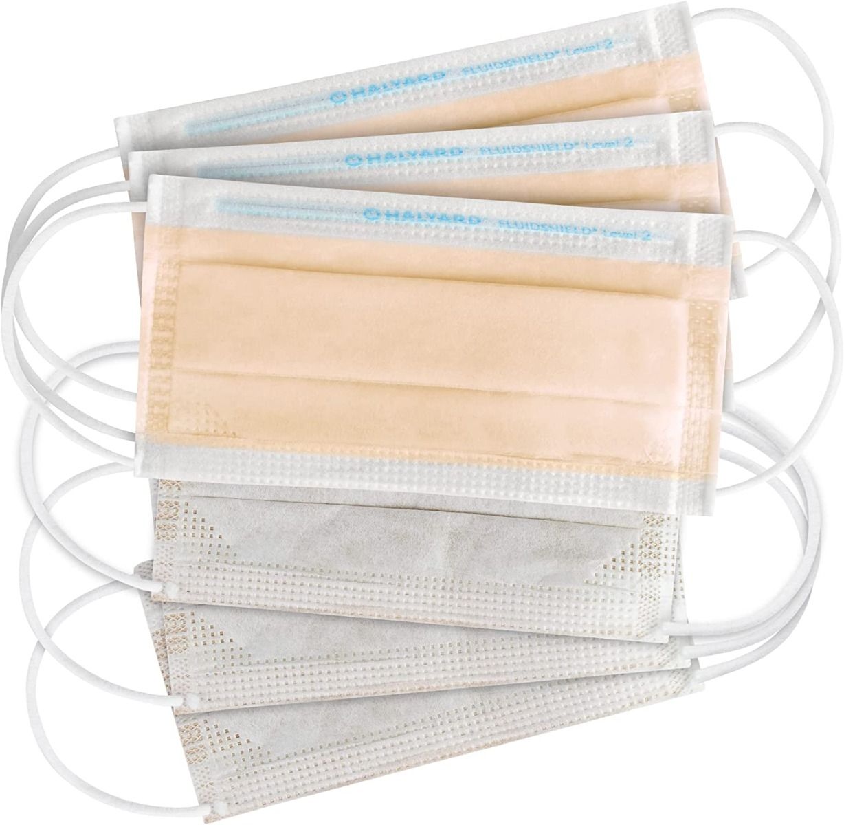 FLUIDSHIELD Fog-Free Procedure Mask Orange 40Ct