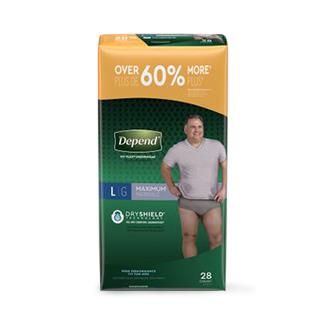 Depend Men's FIT-FLEX Underwear