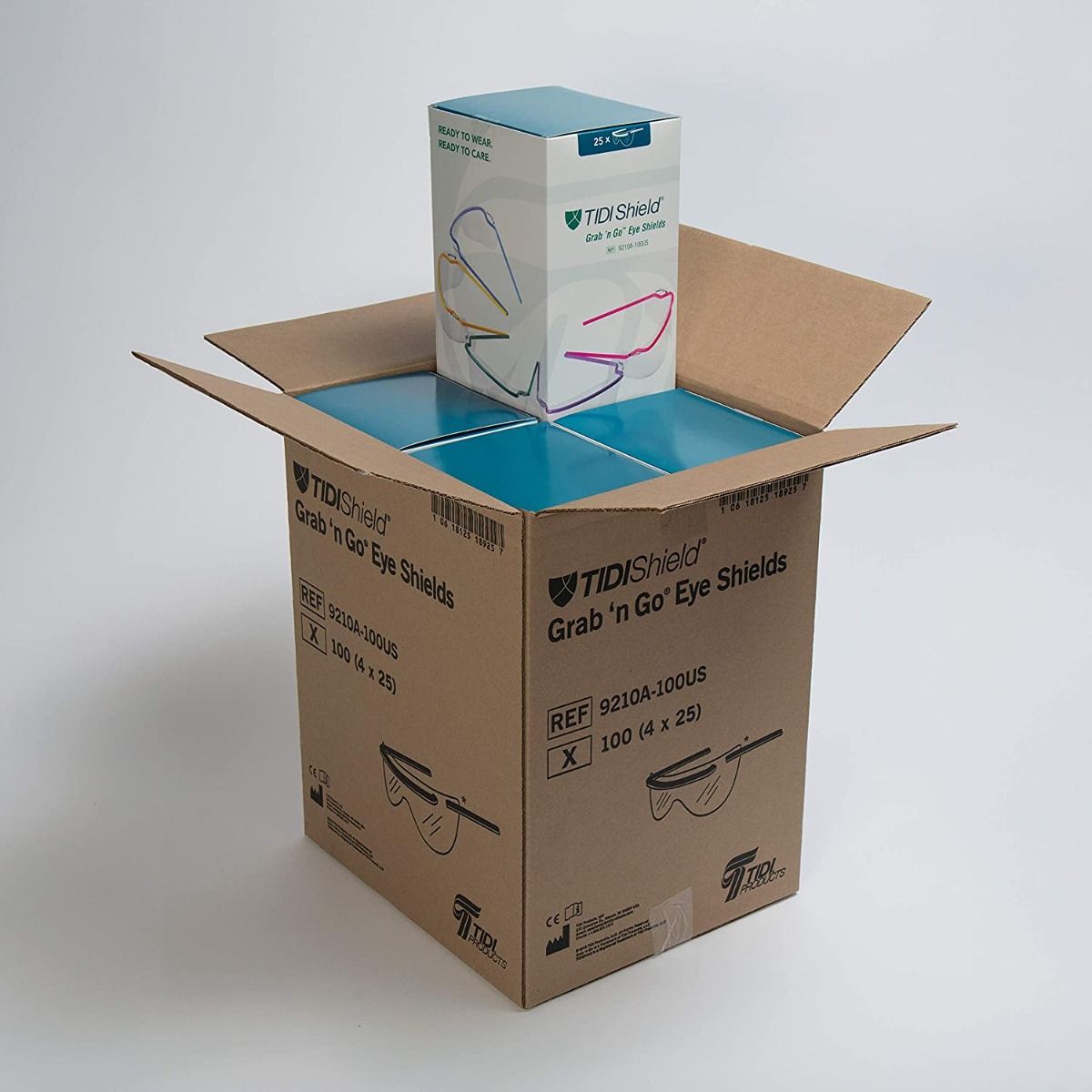 TIDI Shield Grab N Go Eye Shield 100Ct