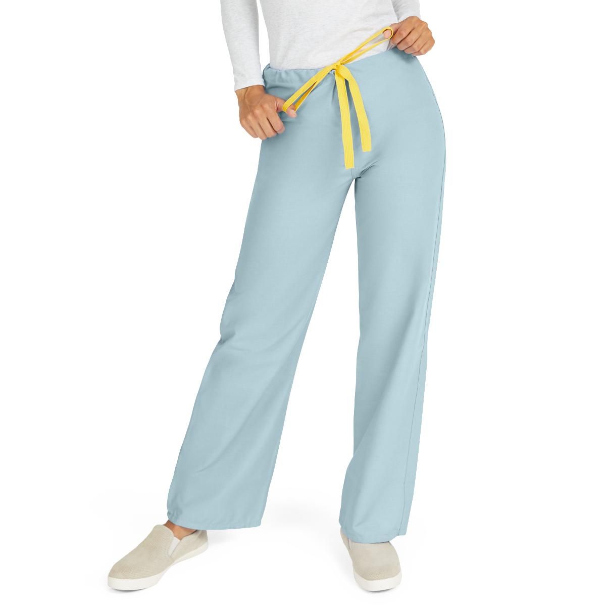 AngelStat Unisex Rev Scrub Pant Misty Medline S Reg 1Ct